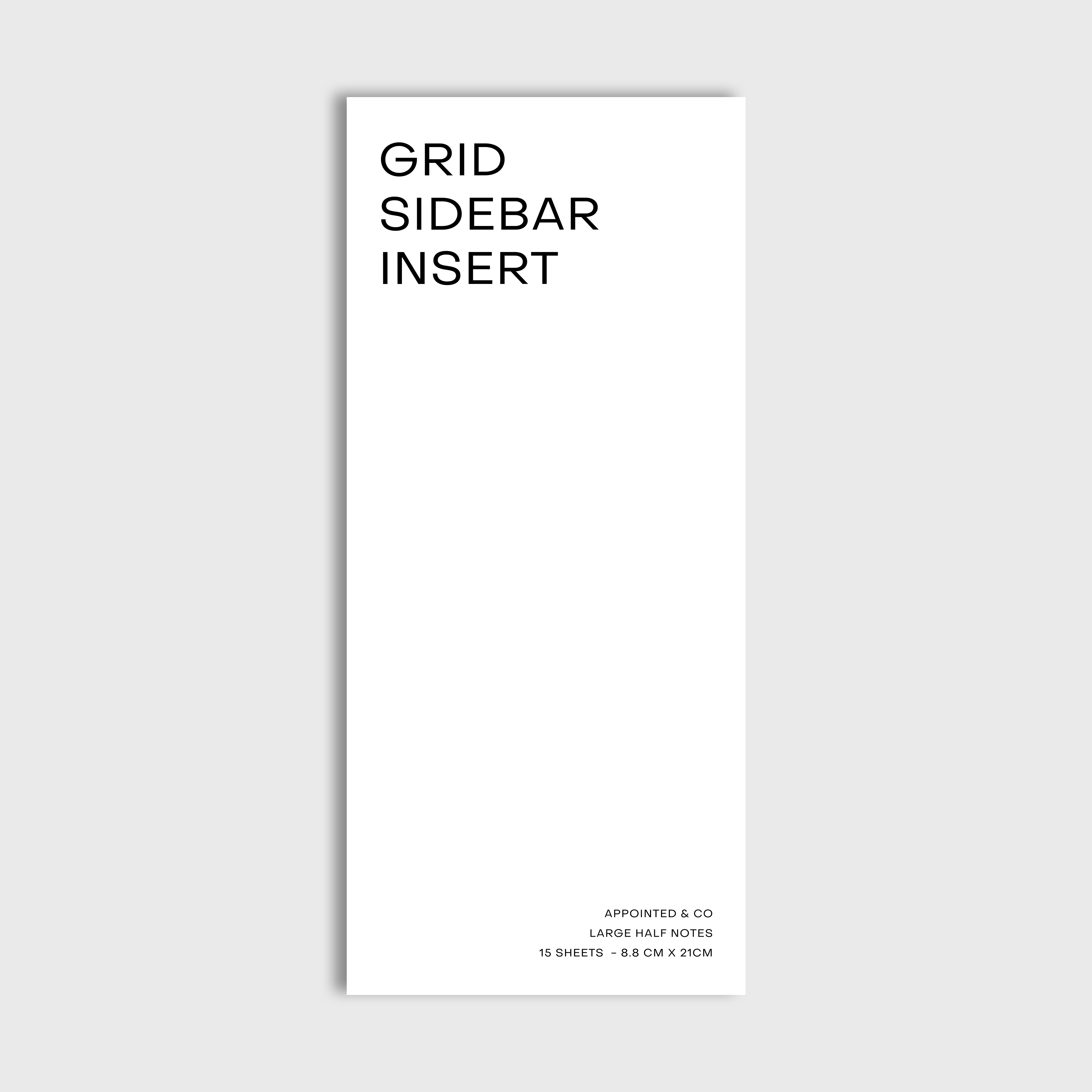 Grid Sidebar Inserts – Appointed & Co