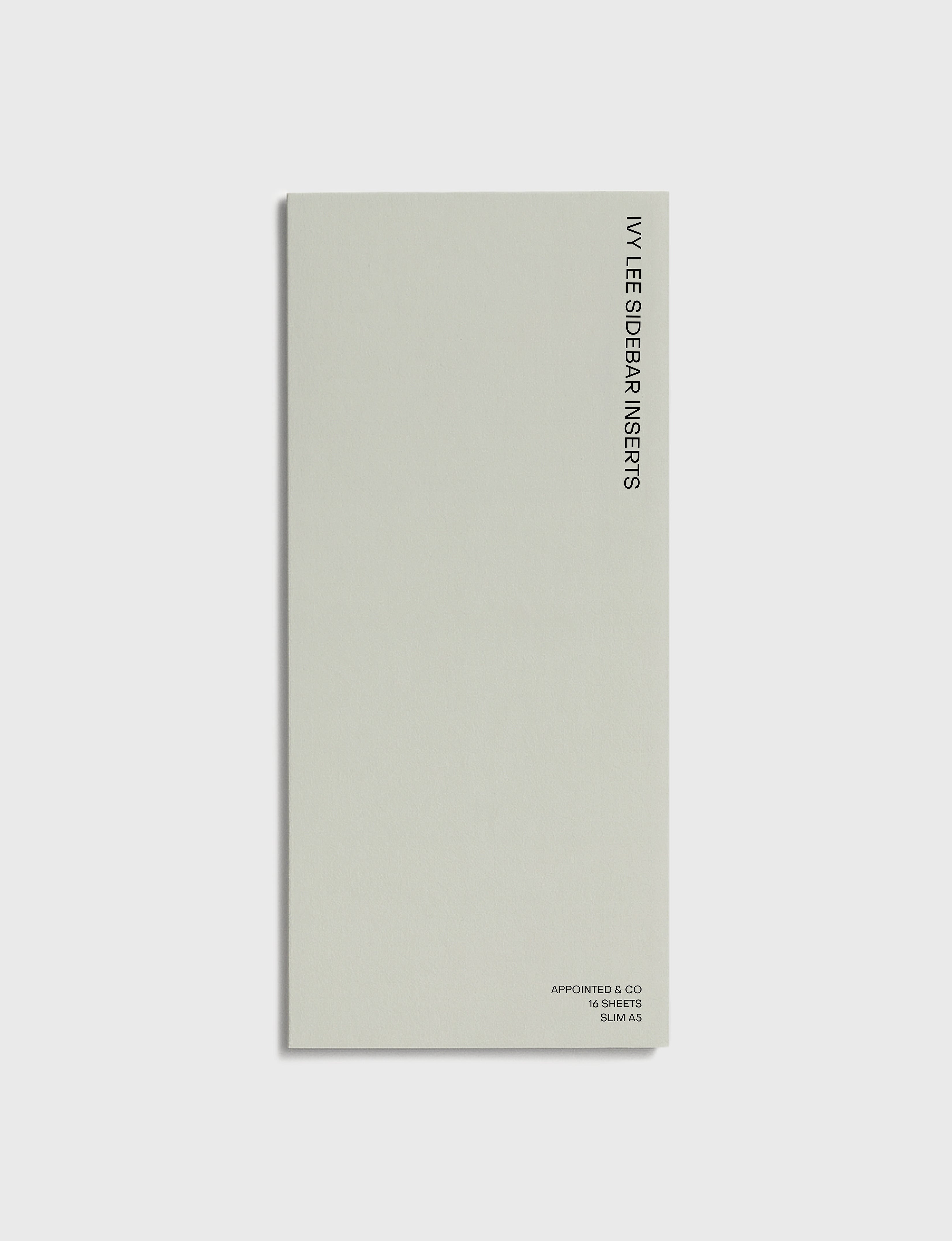 Ivy Lee Sidebar Inserts – Appointed & Co